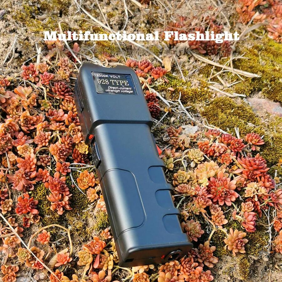 1pc Rechargeable Multi-Functional Flashlight T9, Black | SHEIN USA