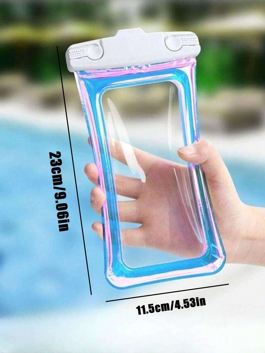 1PC Waterproof Phone Case With Strap, Touch Screen Compatible, Drift Diving Swimming Waterproof ...