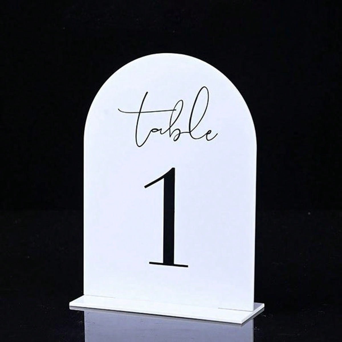Wedding Table Numbers 1-25, 25pcs 127x178x2mm Number Card And ...
