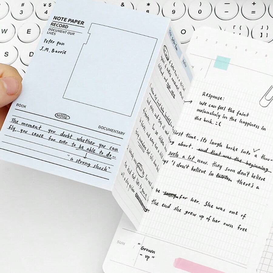 1pack/6sheets Simple & Creative Writing Pad No Sticky Memo Note Book ...