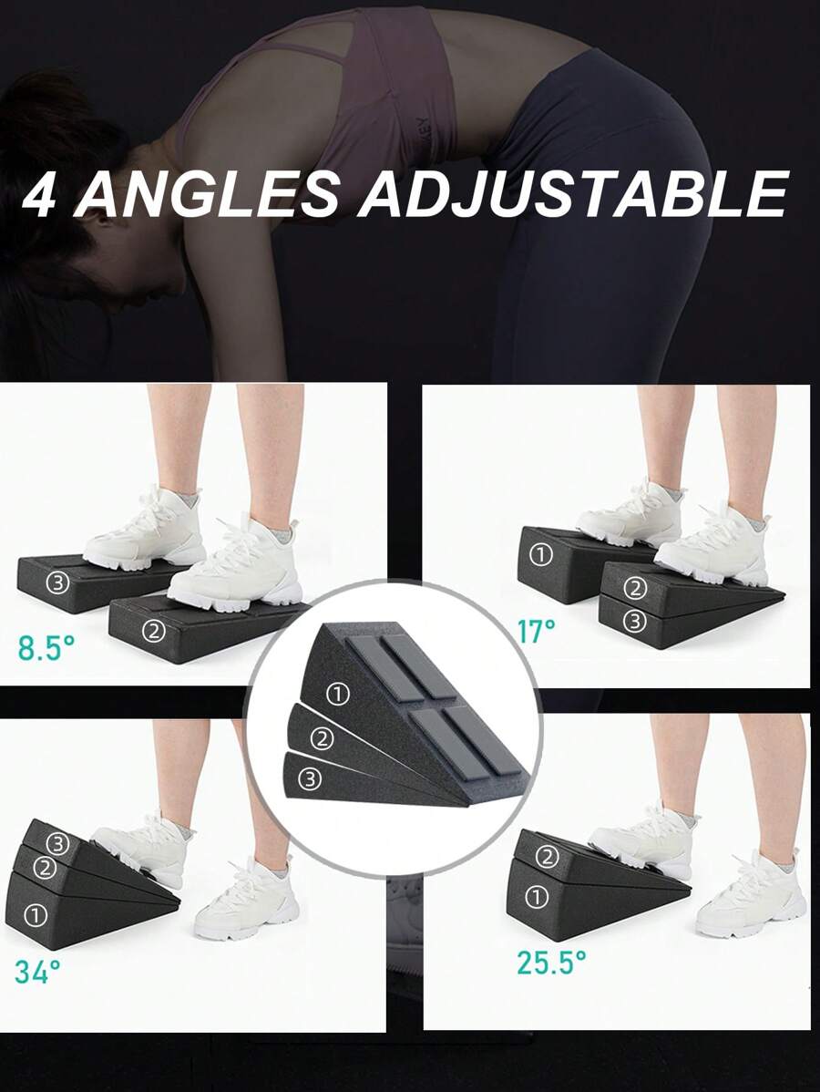 Squat Foot Pad For Barbell, Deadlift Assistance, Inclined Board For ...