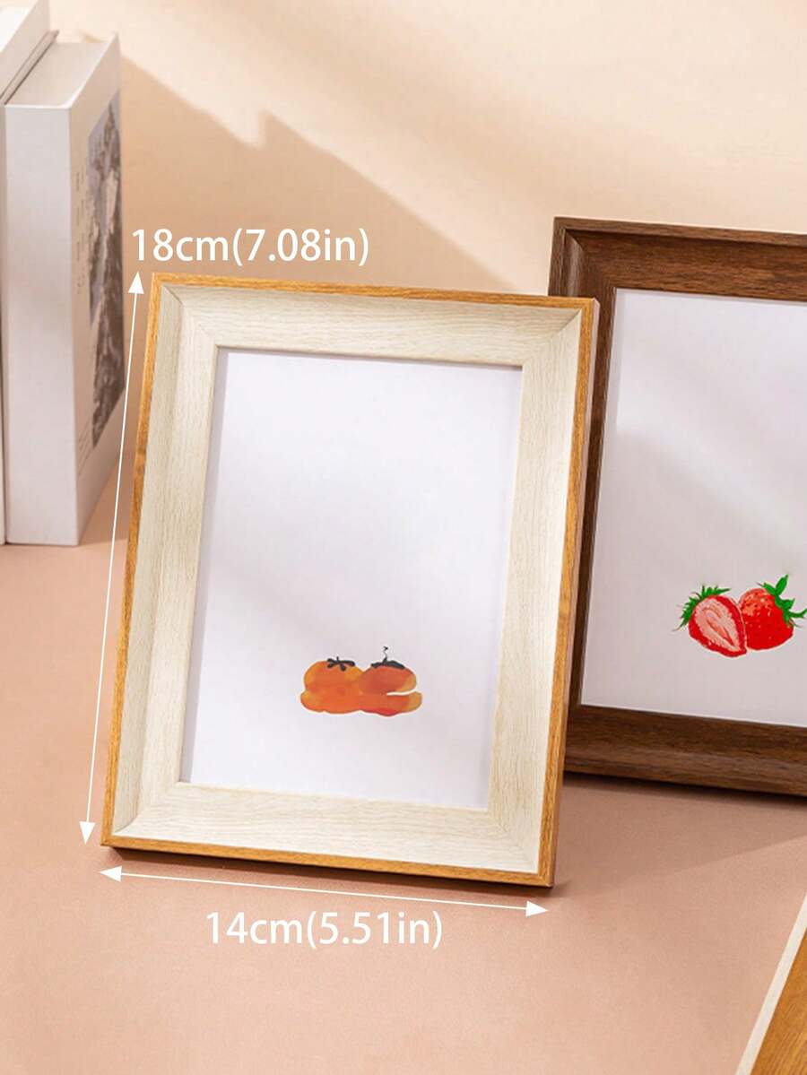 1pc American Style White Wood Grain Picture Frame Retro Desk Photo ...