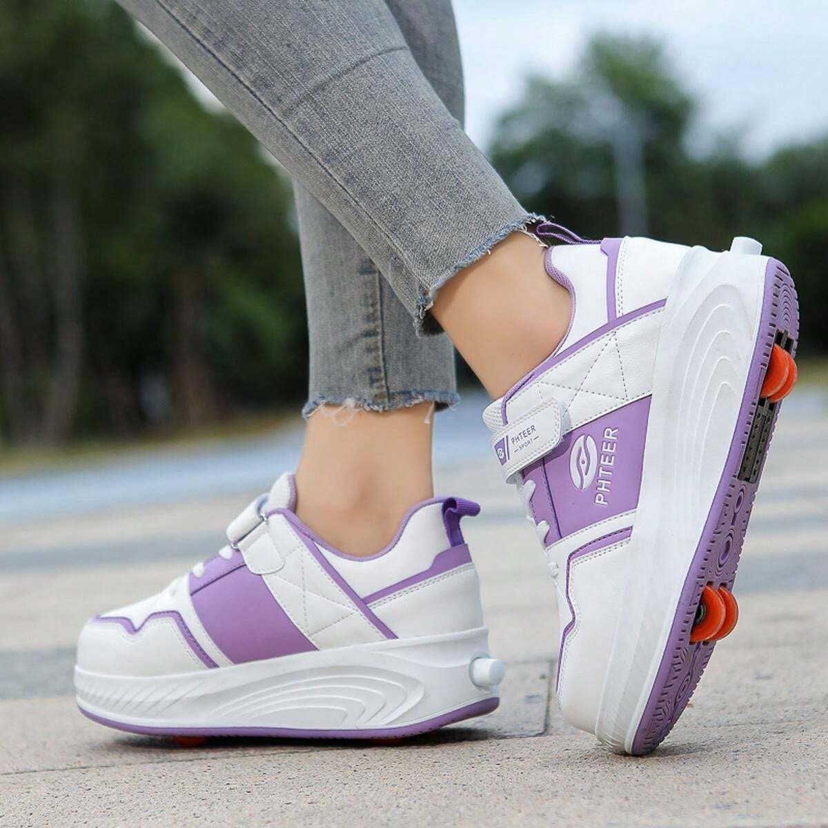 Girls' Heelys Sneakers With Double Wheels, Automatic Wheel Retraction ...