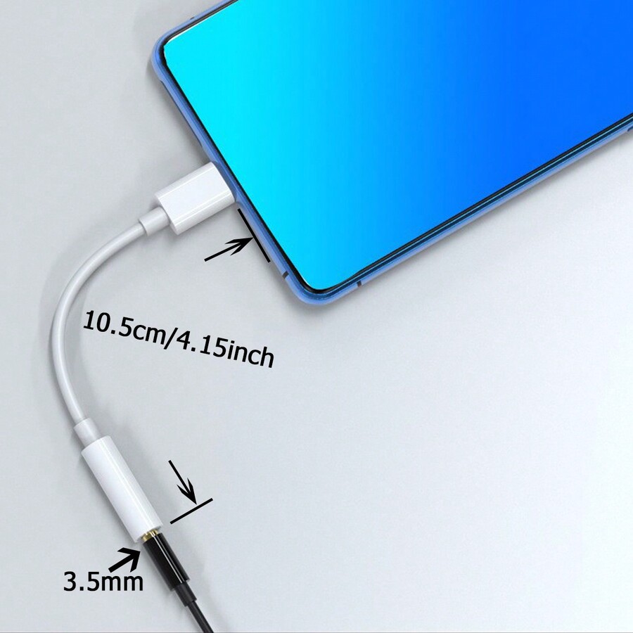 USB Type-C To 3.5mm Aux Adapter Type-C 3.5 Jack Audio Cable Headphone ...