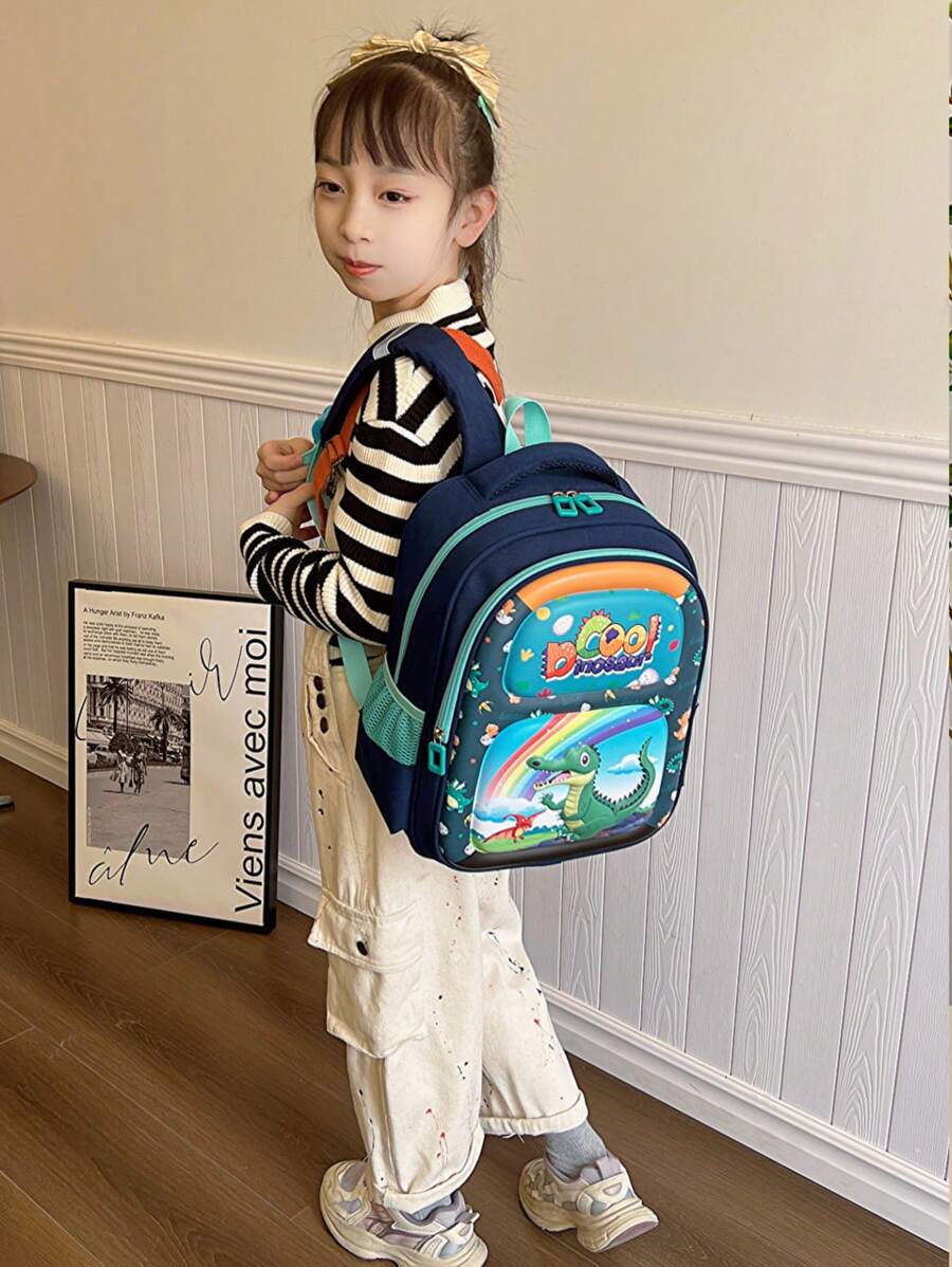 Cloth Material With Pvc Cartoon Cute Little Dinosaur Children's ...