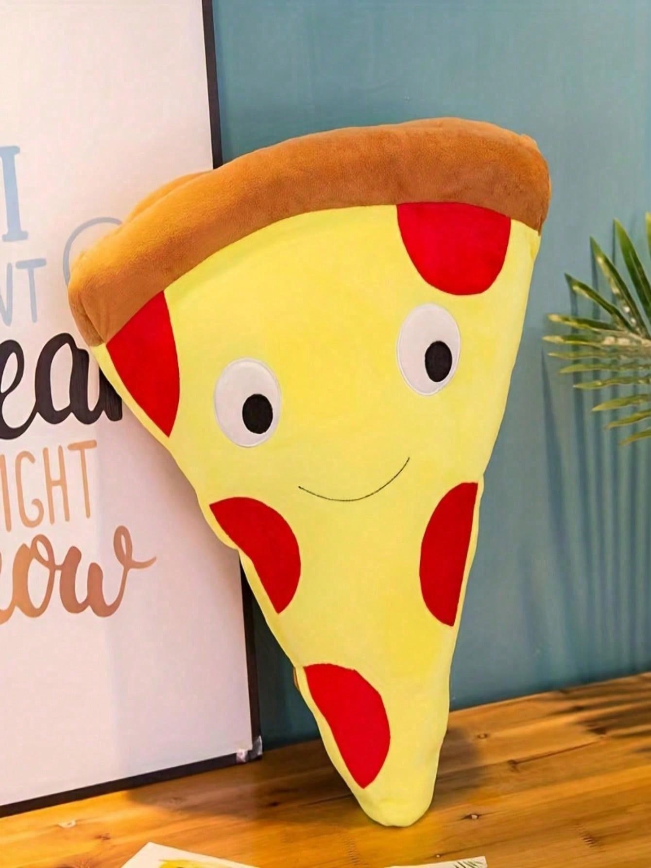 1pc Cartoon Creative Pizza Plush Toy/Pizza Cushion Pillow/Simulated ...