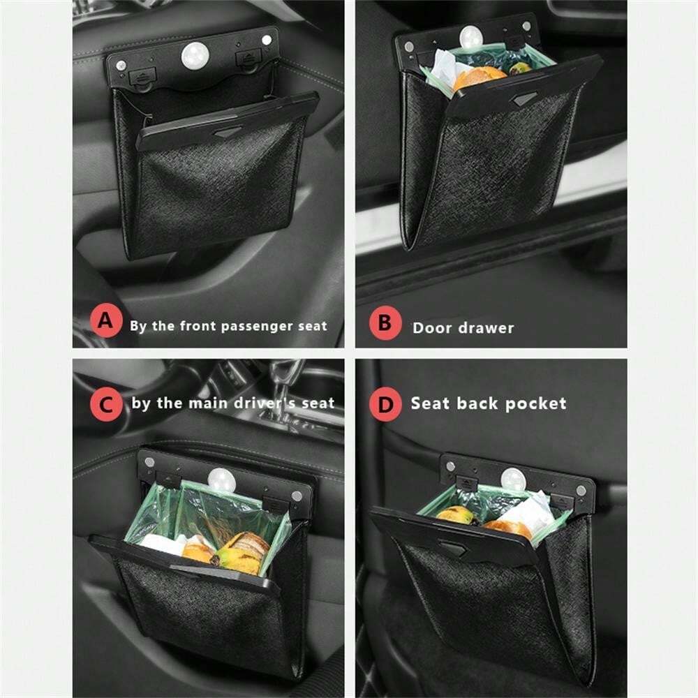 Automotive Garbage Collection Bag, Car Slot Universal Hanging Garbage ...