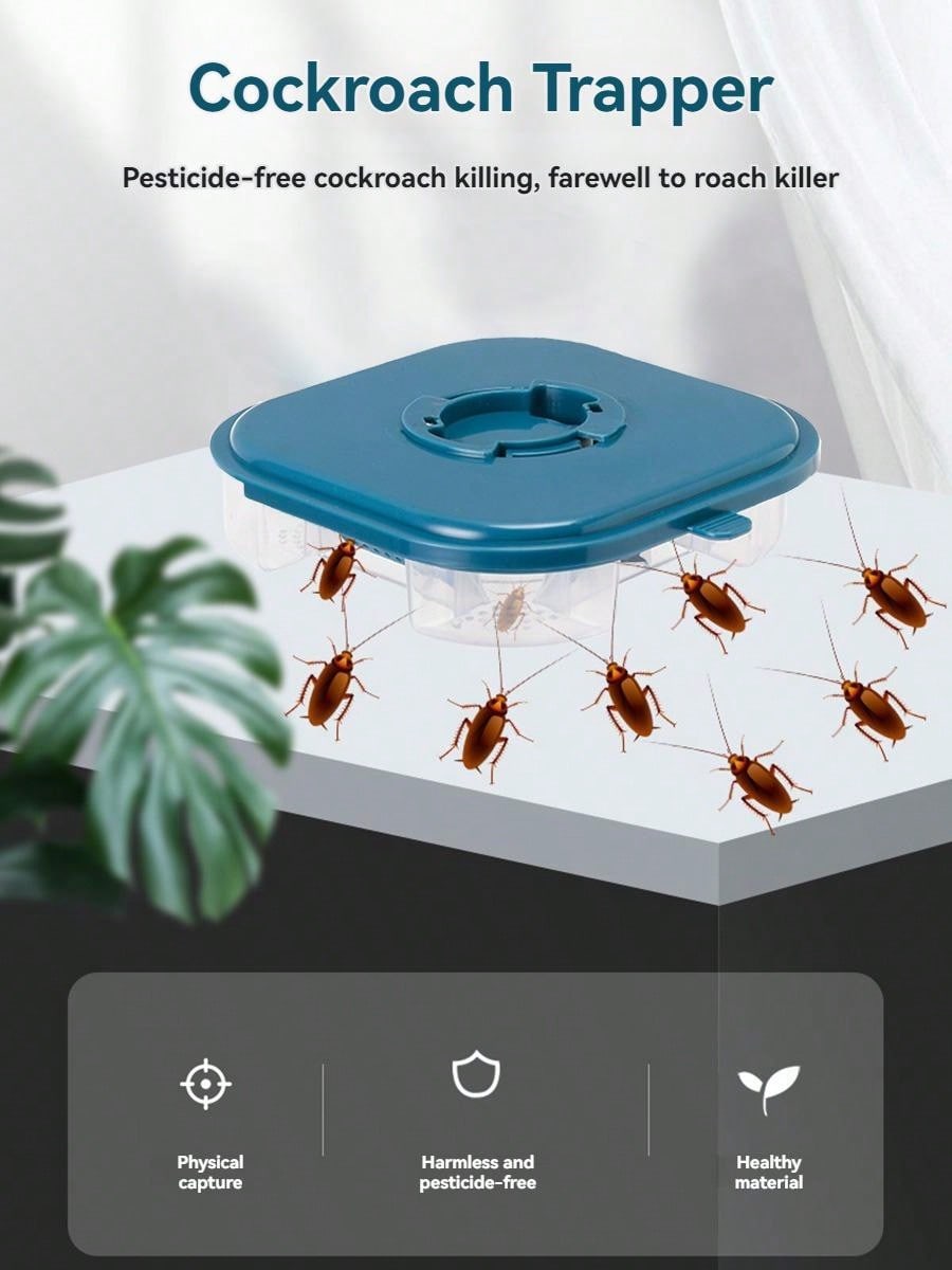 Household Cockroach Catcher Bathroom Cockroach Box Power Removal ...