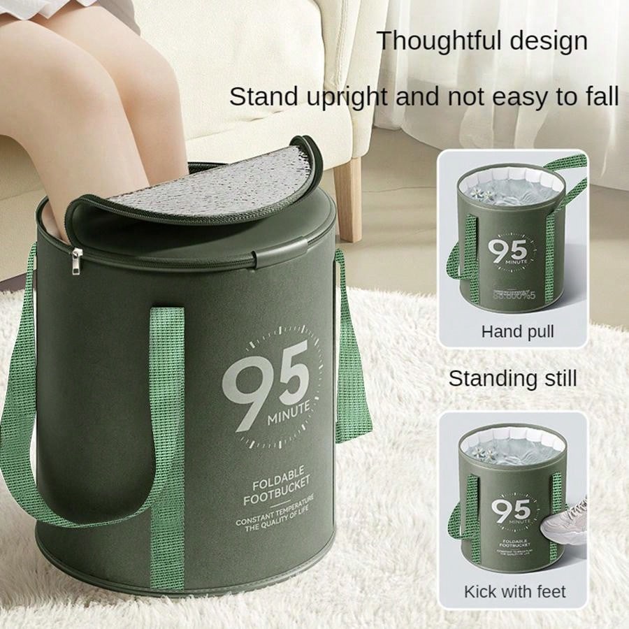 1pc Foot Soaking Bucket Is Portable, Foldable Foot Soaking Bucket Over ...