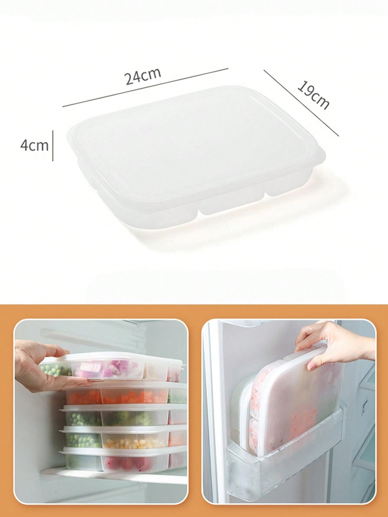 Large Capacity Kitchen Multi-Compartment Sealable Refrigerator Storage ...