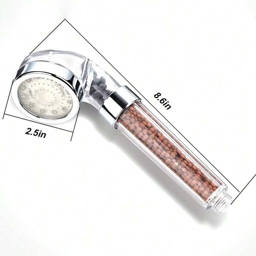 Led Light Therapy Negative Ion Water Spa Showerhead, Water Saving ...
