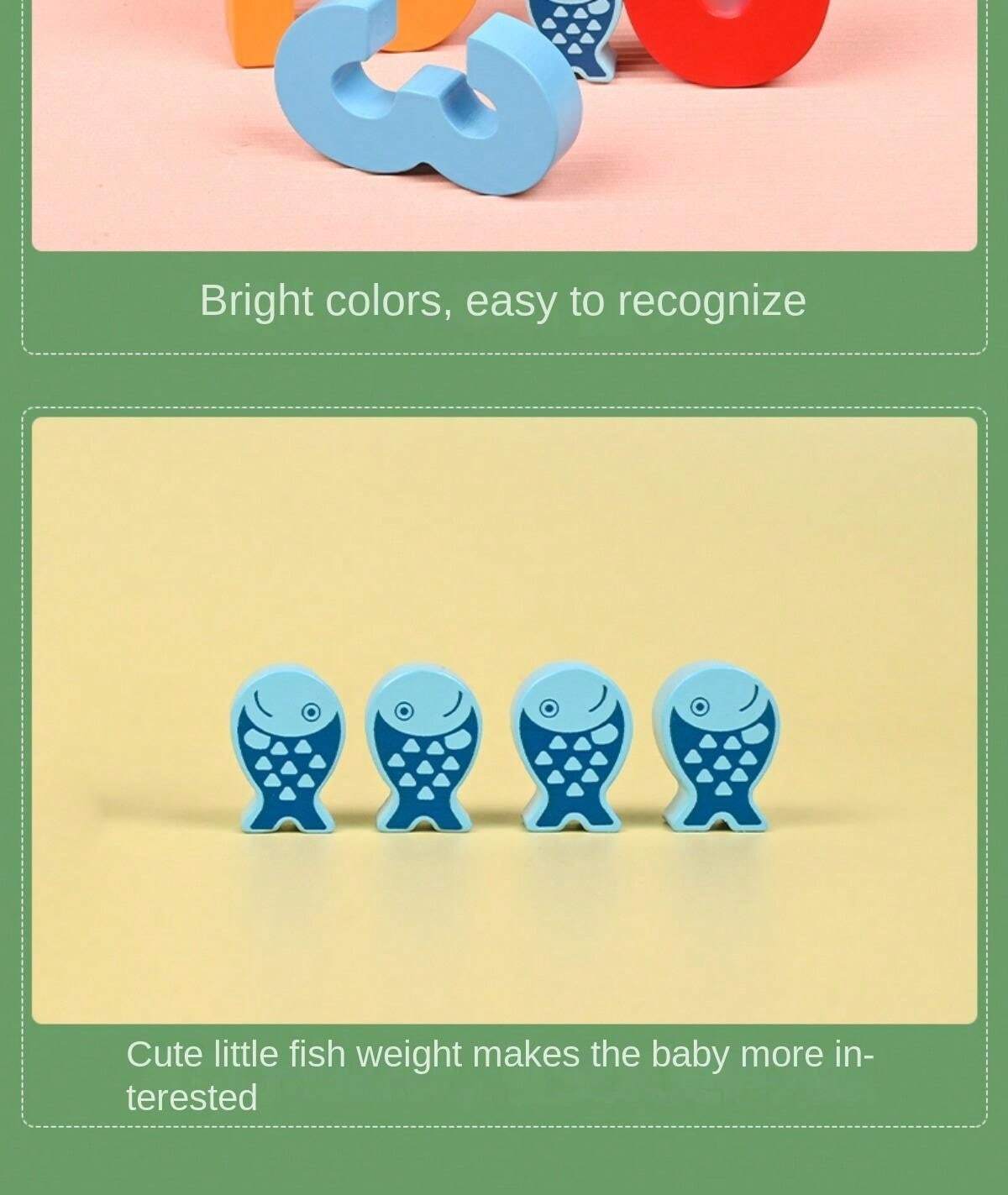 Wooden Toy Bear Balance Scale For Kids, Educational Tool For Logical ...