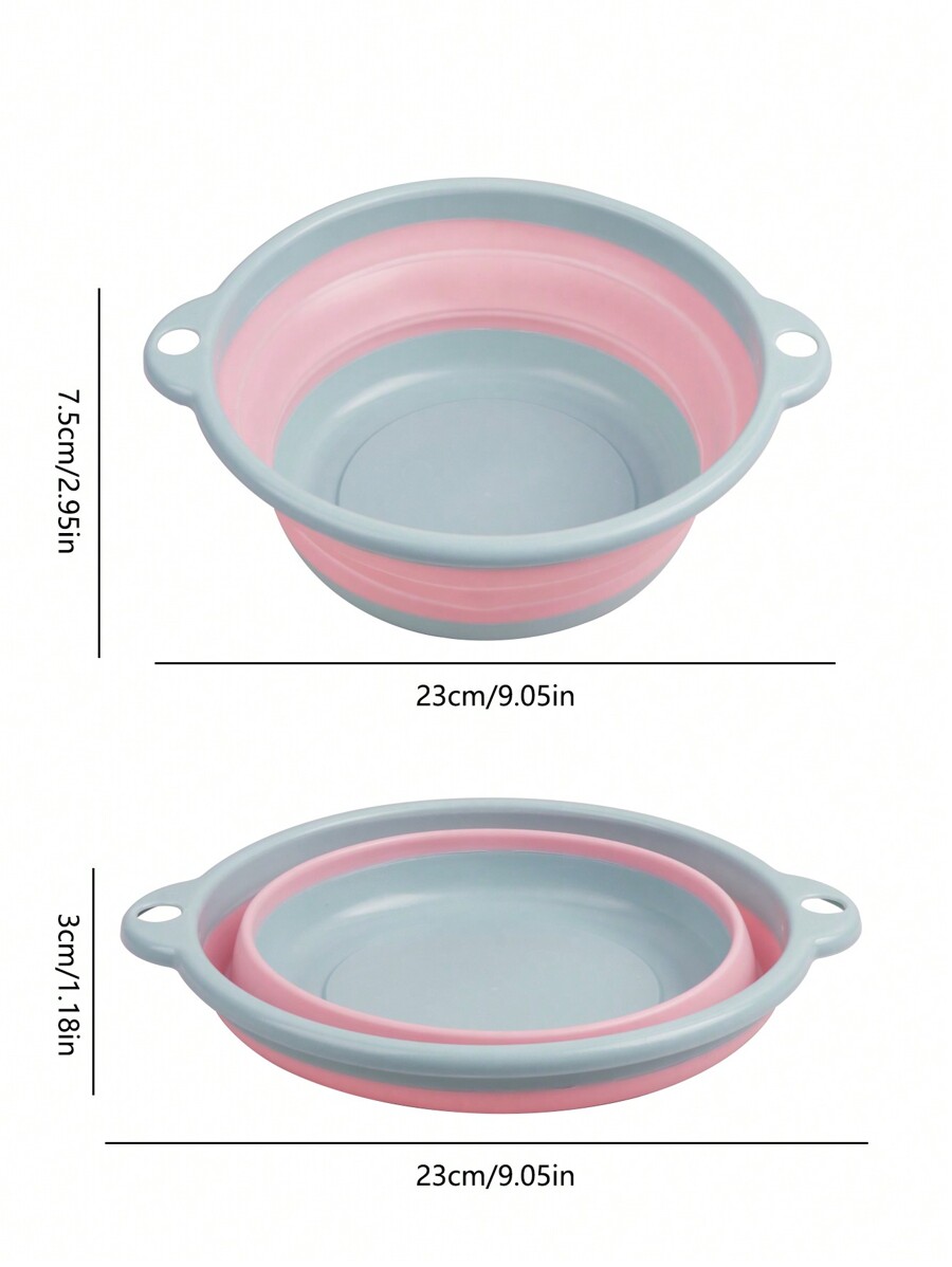 Foldable Plastic Wash Basin Portable Travel Basin For Face Washing ...