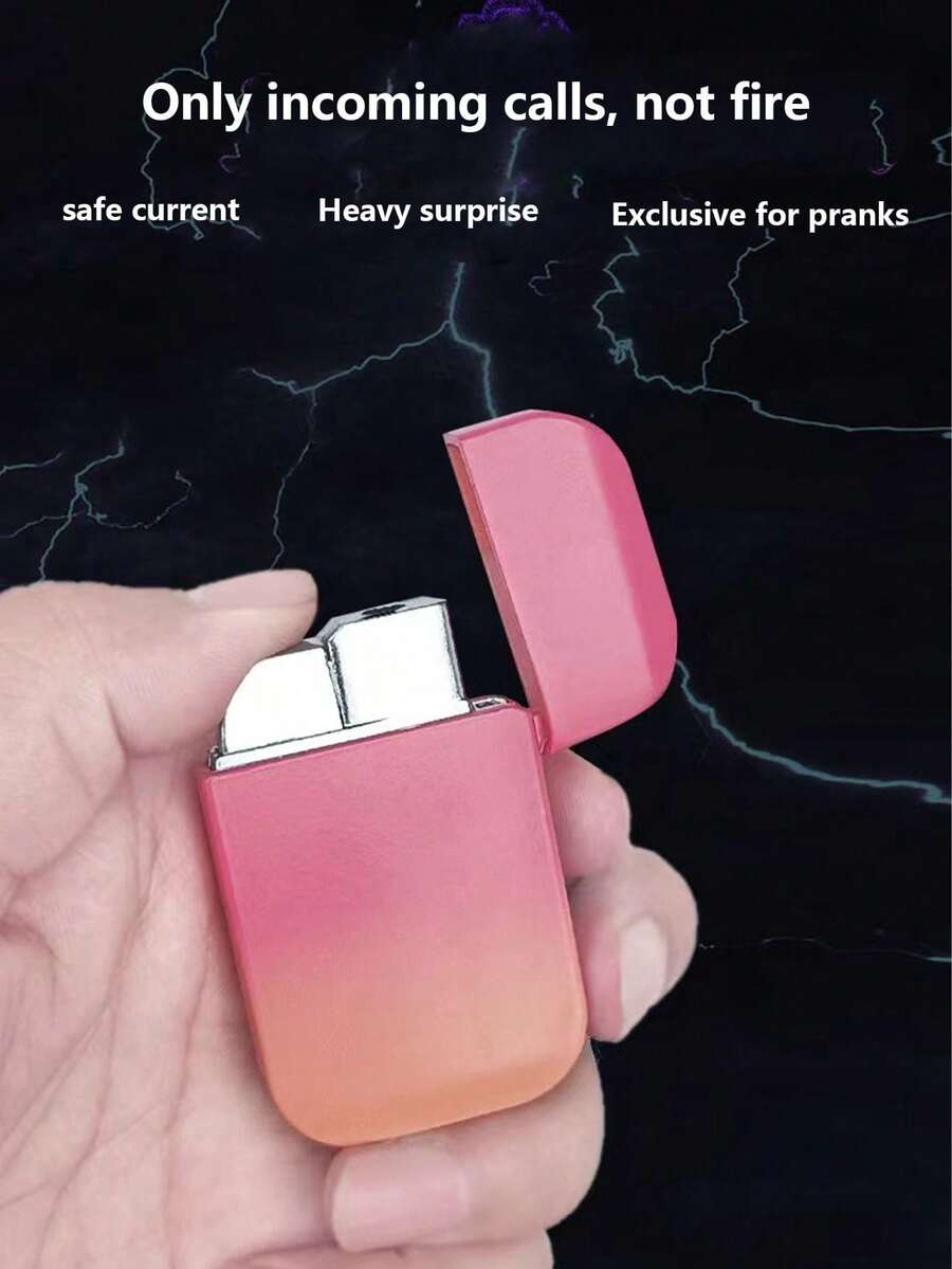 1pc Random Color Prank Shocking Toy Lighter, Anti-Lost Device, Funny ...