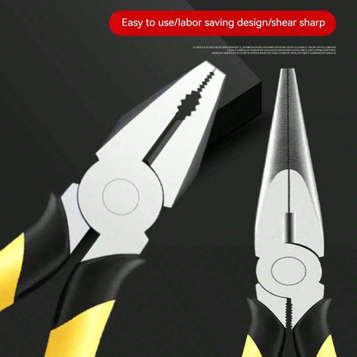 1pc 8-Inch Tiger Plier Industrial Grade Wire Cutter, Pointed Jaw ...