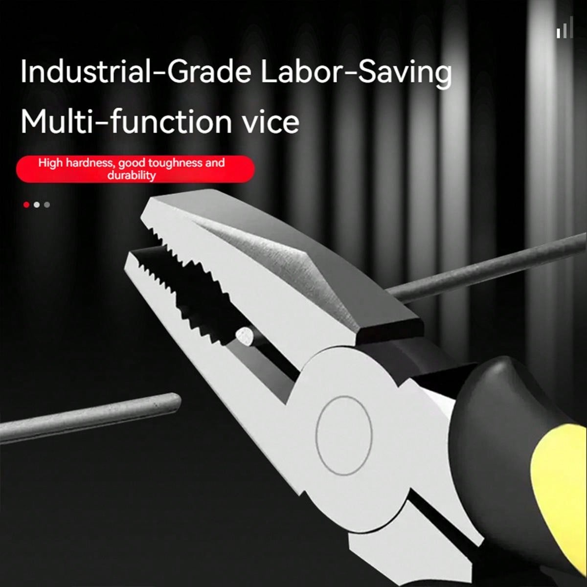 1pc 8-Inch Tiger Plier Industrial Grade Wire Cutter, Pointed Jaw ...