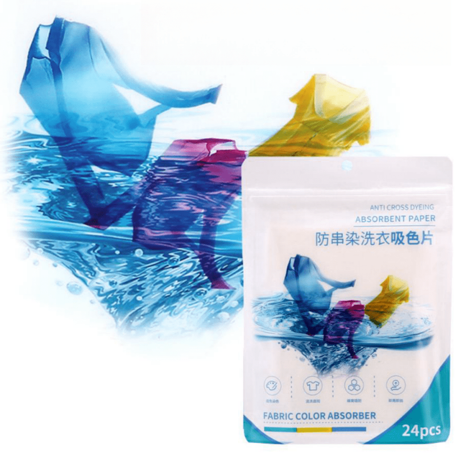 [30pcs/Pack] Color Absorption Laundry Sheets For Preventing Color ...