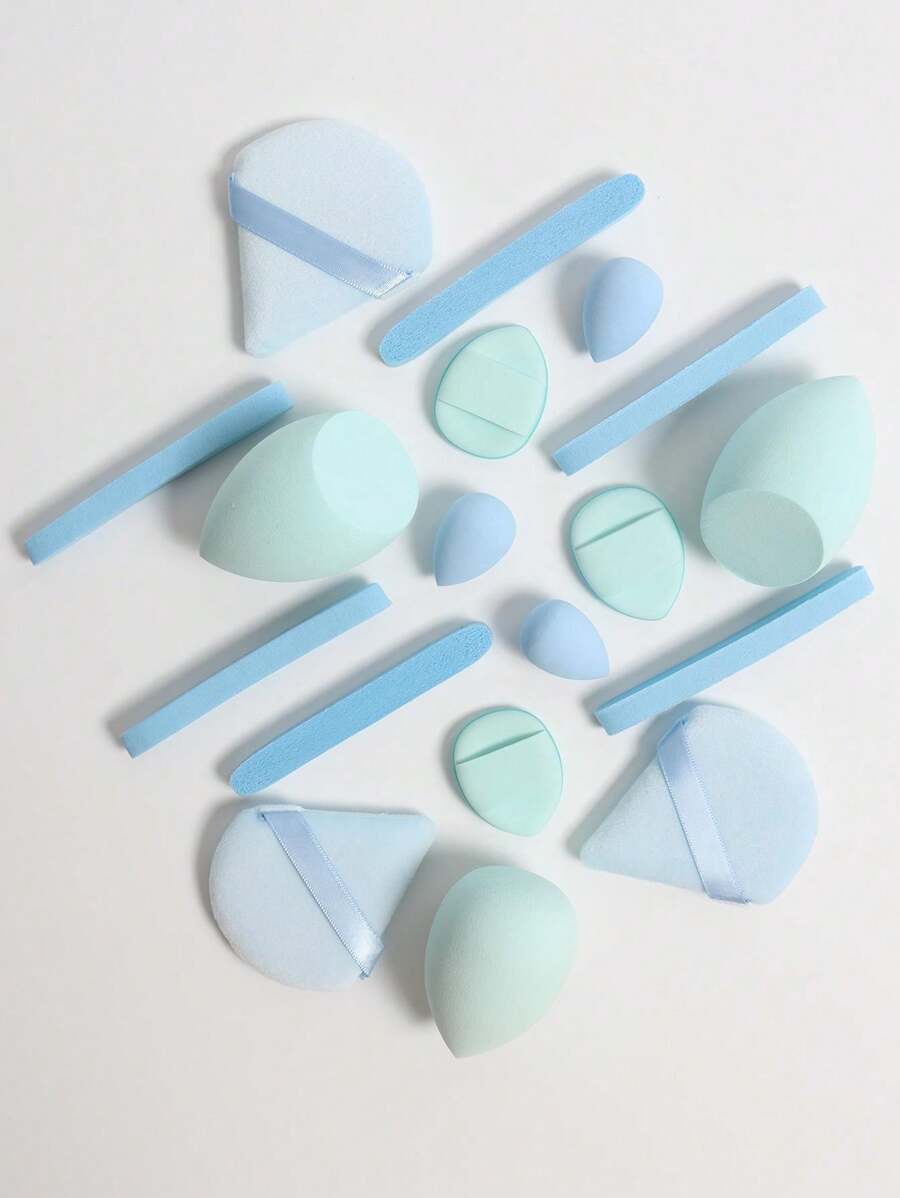 18 st. Smink Verktyg Uppsättningar , Inklusive 3 Puder & 3 Skönhet & 3 ...