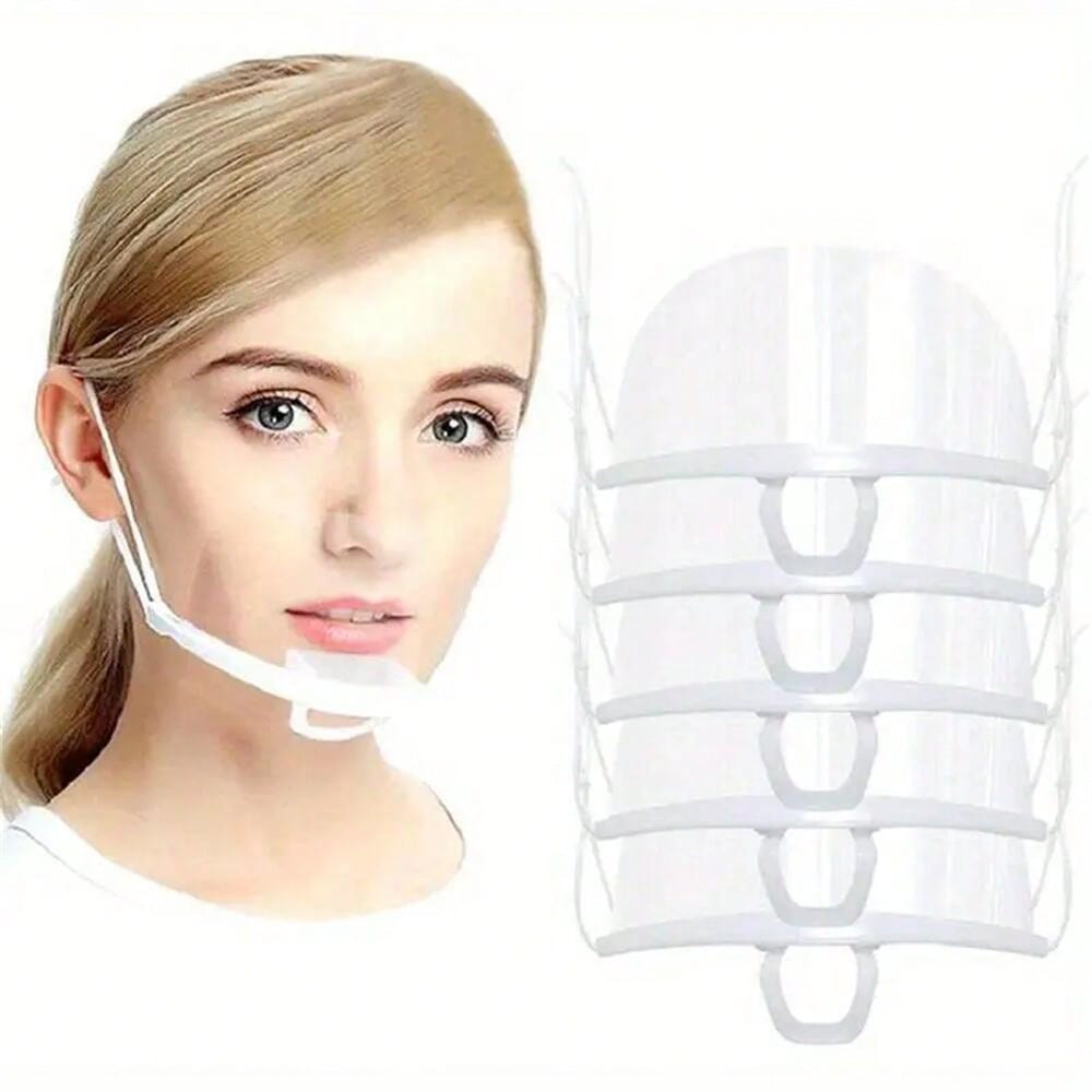 1pc Anti-Spitting Mask Transparent, Chef's Saliva-Blocking Mask Cold ...