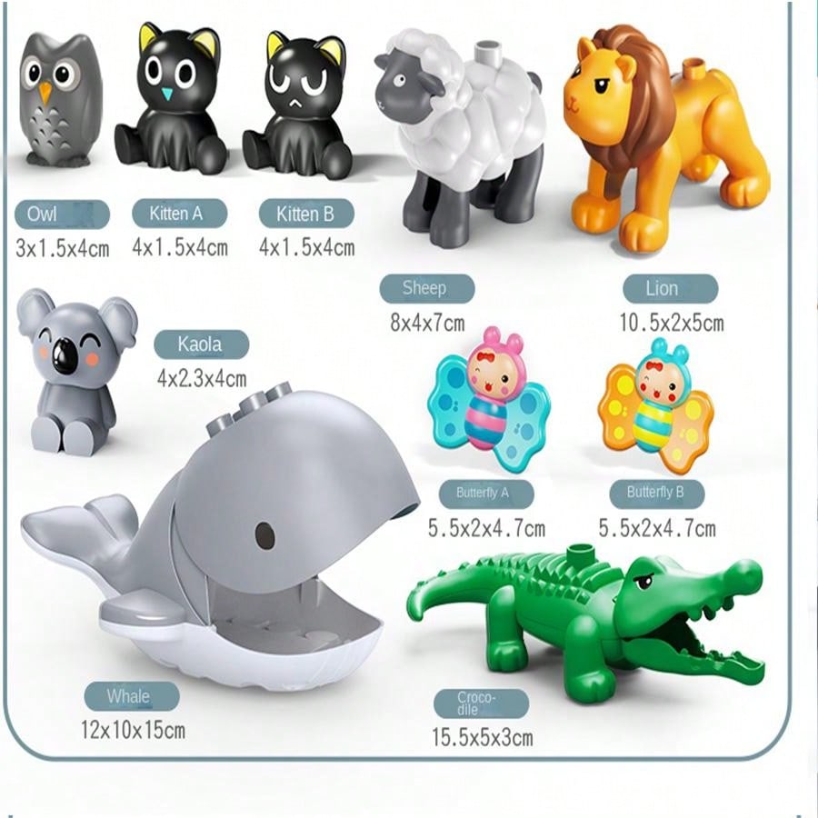 DIY Assembly Of 25 Animal Building Block Models: Enhancing Cognitive ...