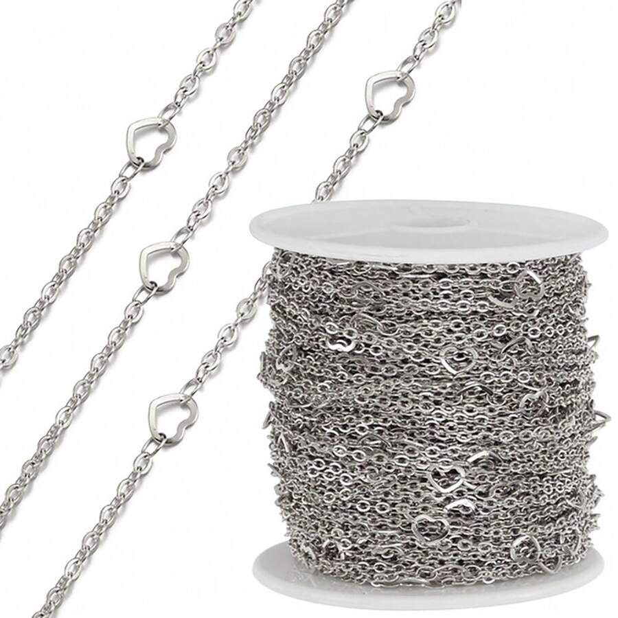 100cm Stainless Steel Cross Chain With 18k Gold Plated For Diy Lip ...