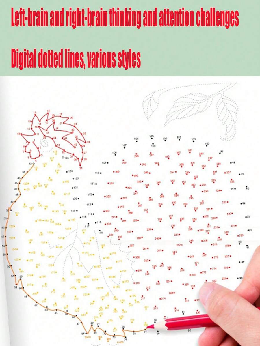 1set 50 Pages Children's Brain Training Set: Magic String Left & Right ...