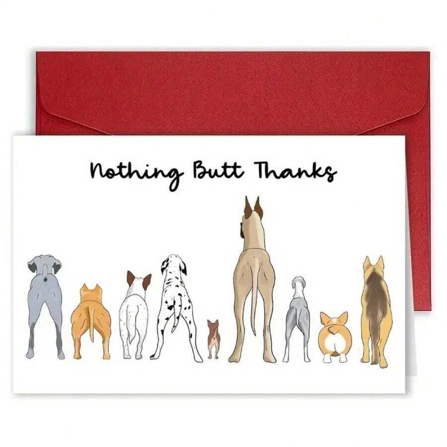 Fun Thank You Card, Cute Thank You Card, Thank You Card For Friends ...