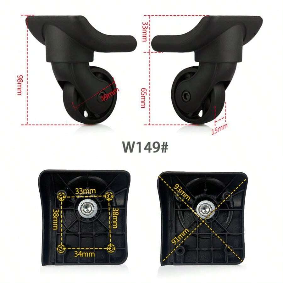 Ruedas De Reparación De Equipaje Ruedas De Repuesto Para Maletas W149 ...