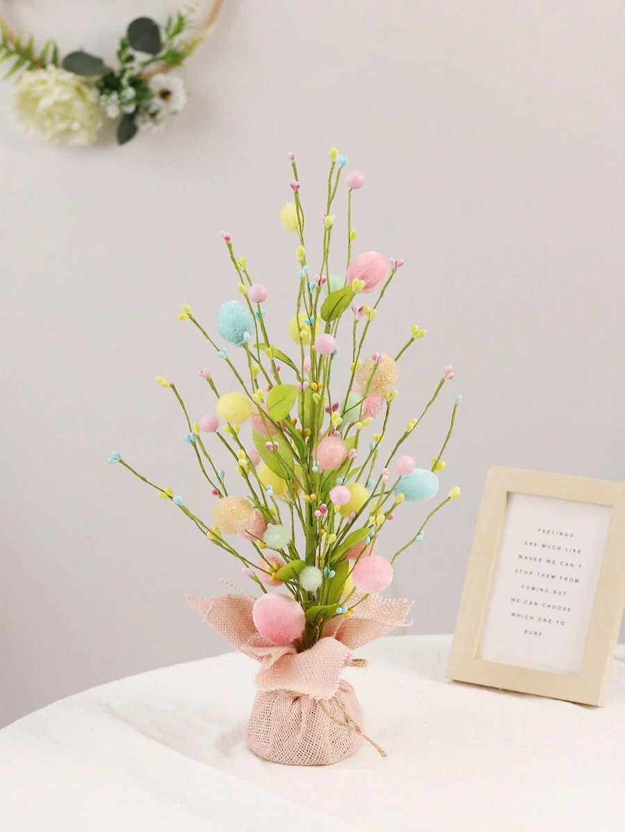 45cm Easter Tabletop Decoration Egg Tree, Home Decorations For Easter ...
