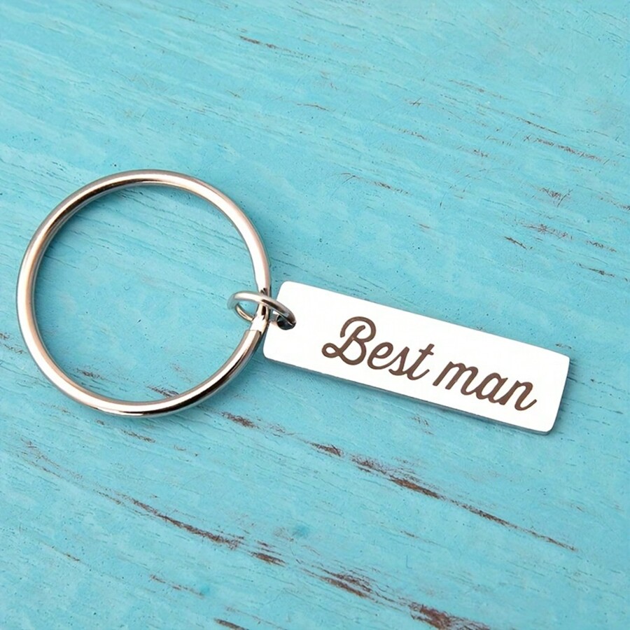Street 1Pc Men Keychain Gift For Groom/Best Man/Groomsman Wedding Gifts ...