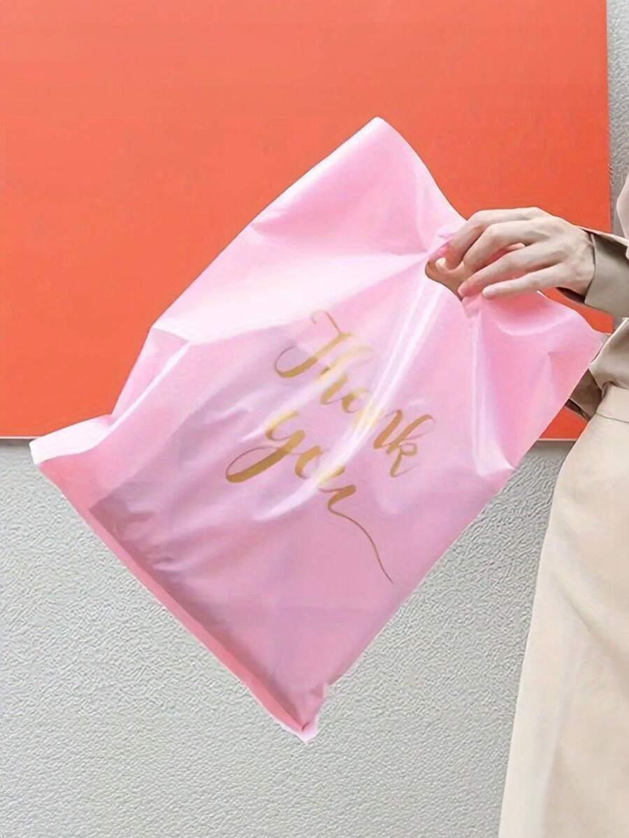 10pcs Pink Thank You Gift Bags, Holiday Birthday Single Party Wedding ...