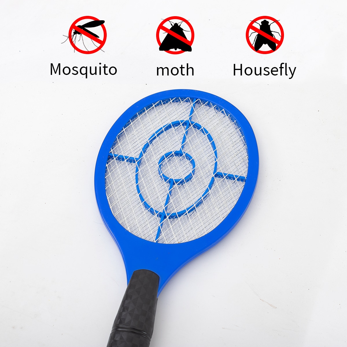 Battery-Powered Electric Fly Swatter/Bug Zapper Racket And Portable ...