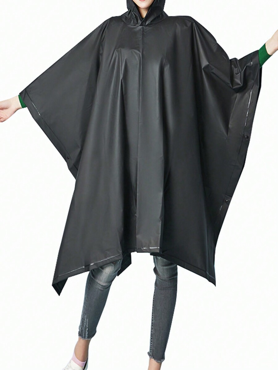 1pc Thick Gray Eva Waterproof Hiking Raincoat, Multi-Functional Unisex ...