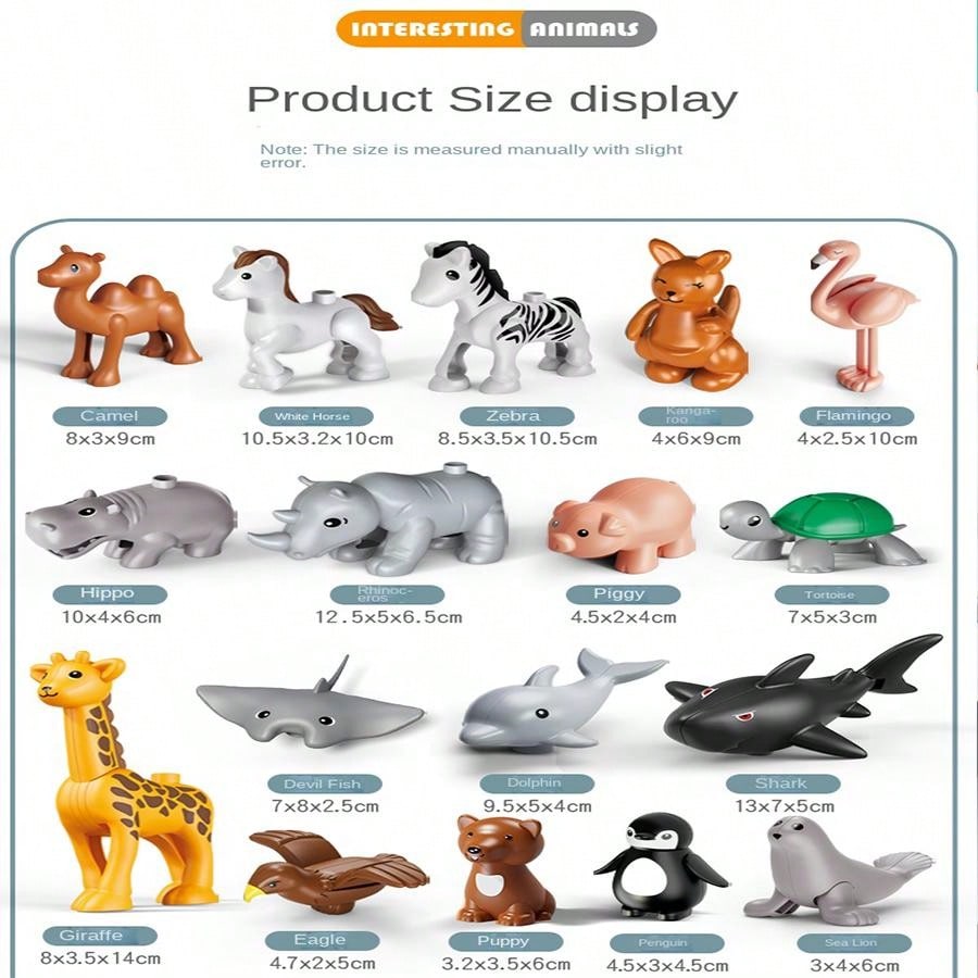 DIY Assembly Of 25 Animal Building Block Models: Enhancing Cognitive ...