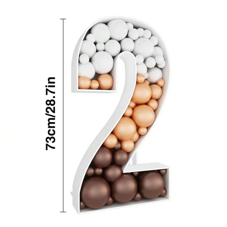 1 PC Mosaic Balloon Frame Light Up Marquee Pre-Cut Kit Number 1 Cut-Out ...