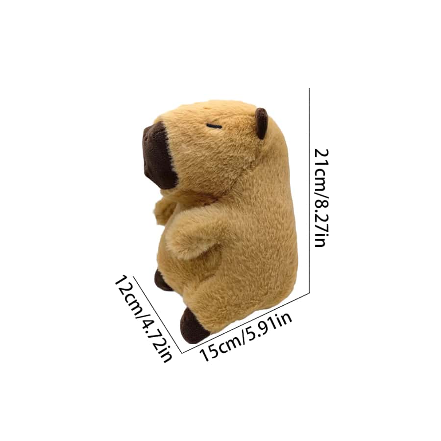 1pc Capybara Stuffed Animal Plush Toy, Adorable Guinea Pig Doll | SHEIN USA