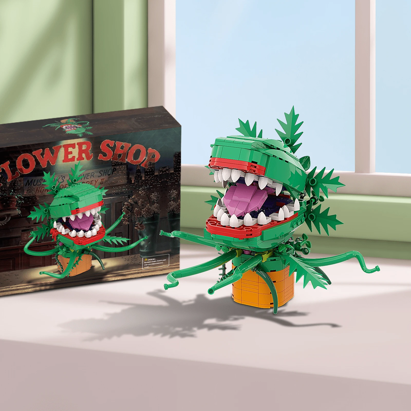 Audrey II Building Blocks Set, Piranha Flower Little Shop Of Horrors ... Audrey II Building Blocks Set, Piranha Flower Little Shop Of Horrors ...