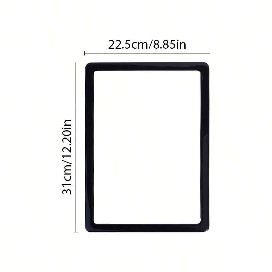 Minimalist Black And White Wave Pattern Magnetic Dropping Glue Photo ...