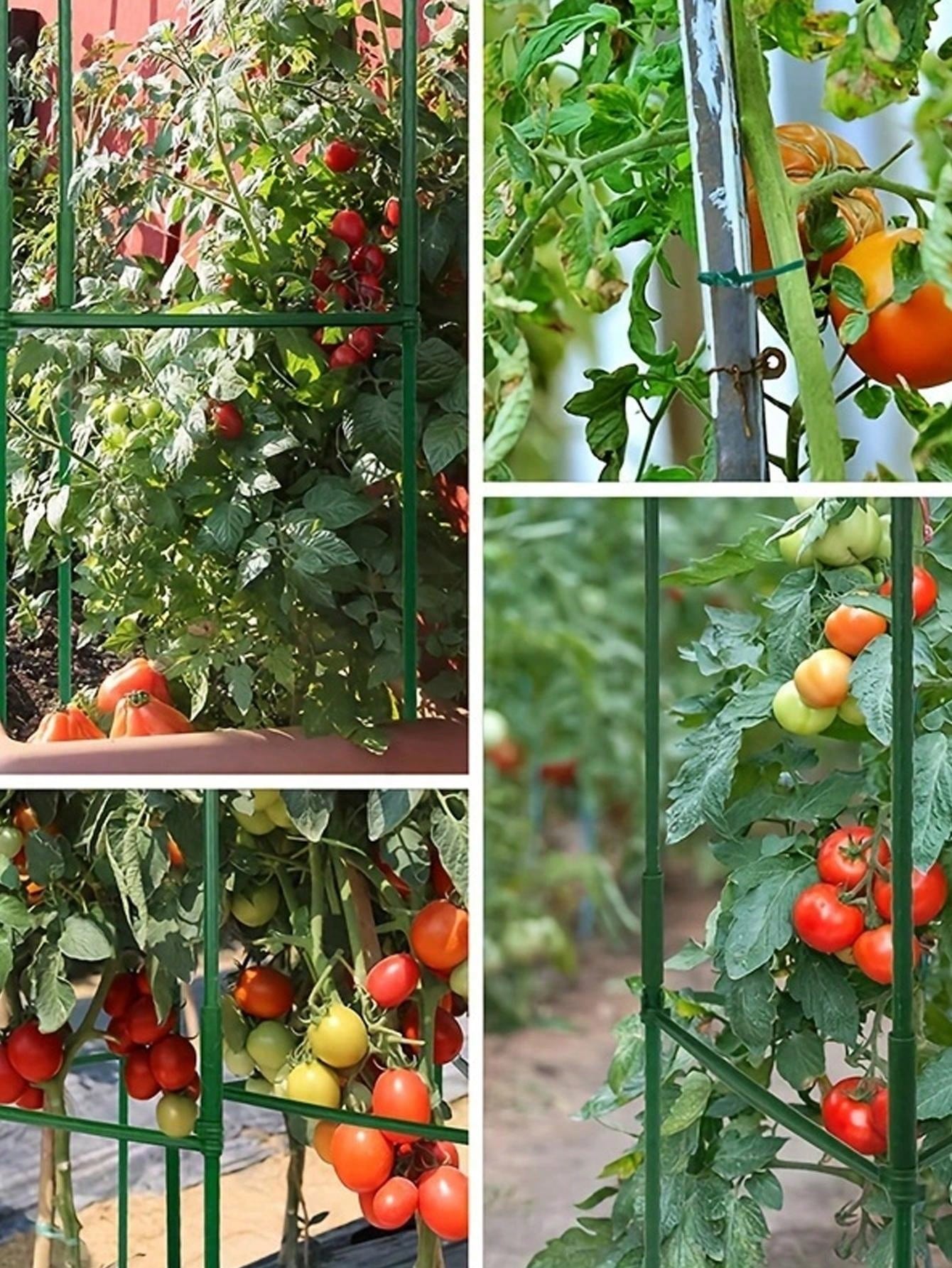 47.24inch Tomato Cages Deformable Plant Supports Tomato Support Garden ...