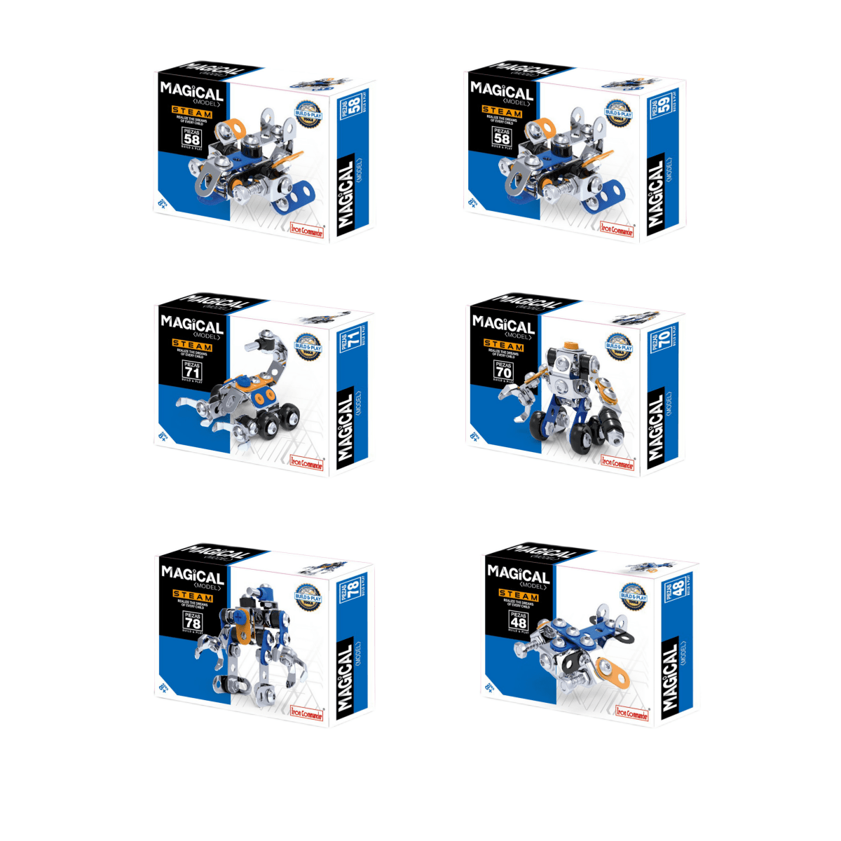 660g Metal Environmentally Friendly Material Diy Assembly Building ...