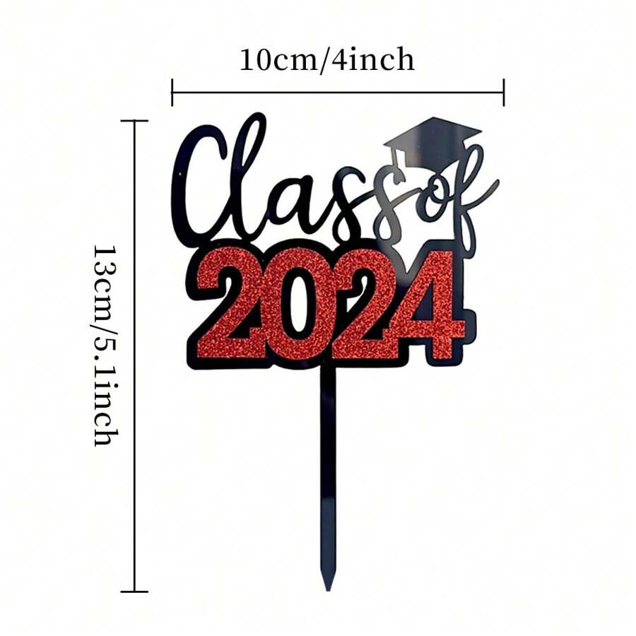 2024 Graduation Cake Topper- Graduation Cap Topper 2024 Cake Toppers ...