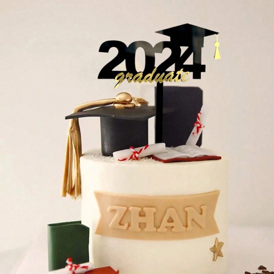 Class Of 2024 Cake Topper, Congrats Grad, Senior/High School/College ...