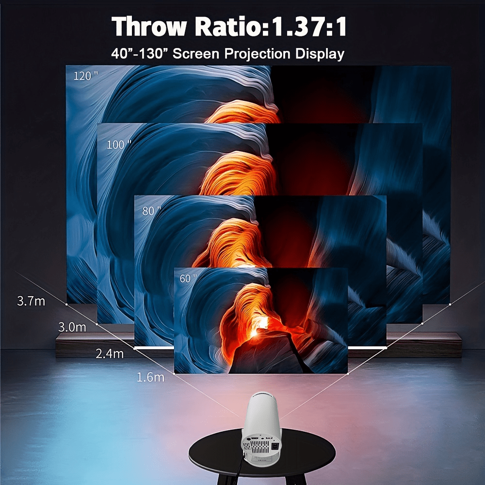 Mini Projector, Amx100 Portable Projector, Basic 200 Ansi Projector ...