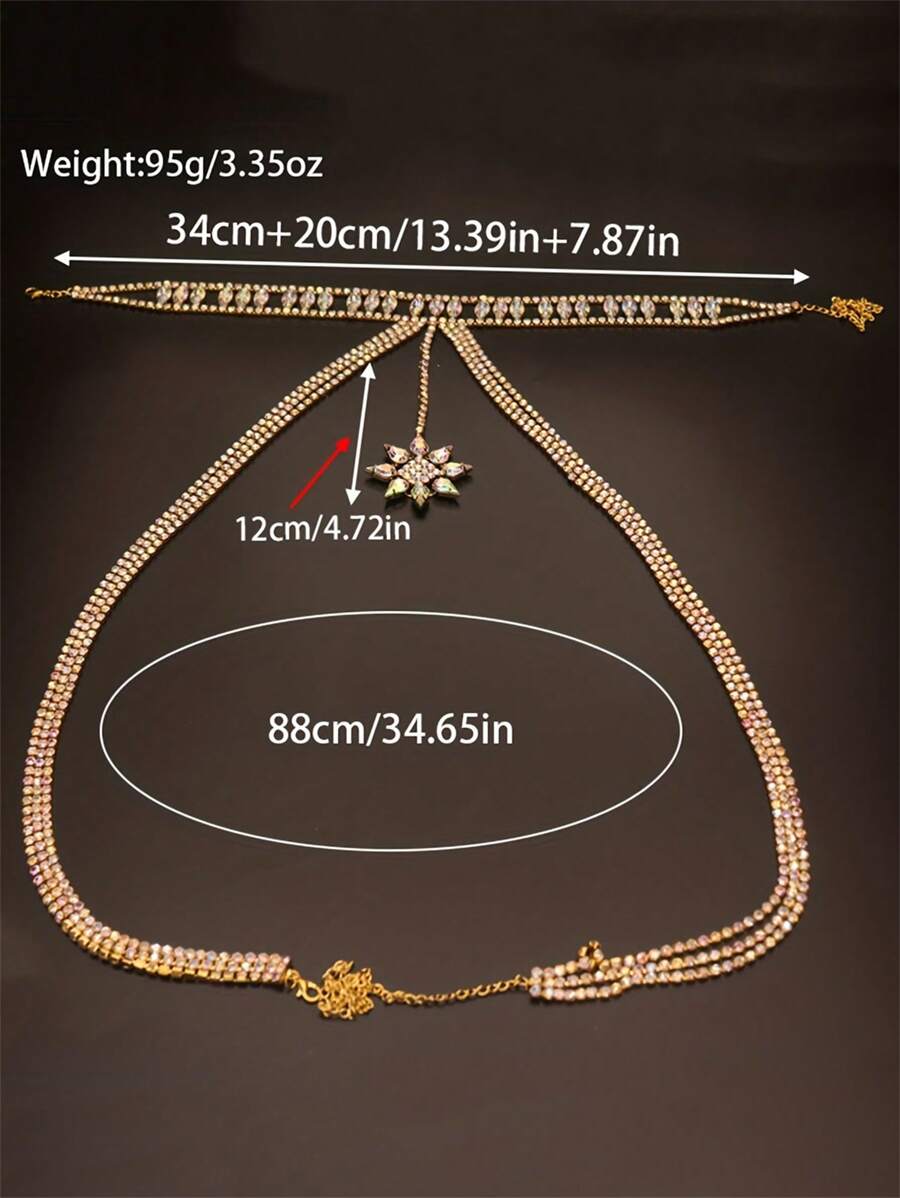 Sexy Body Chain Bra Luxurious Fringe Bikini Body Chain Jewelry For ...