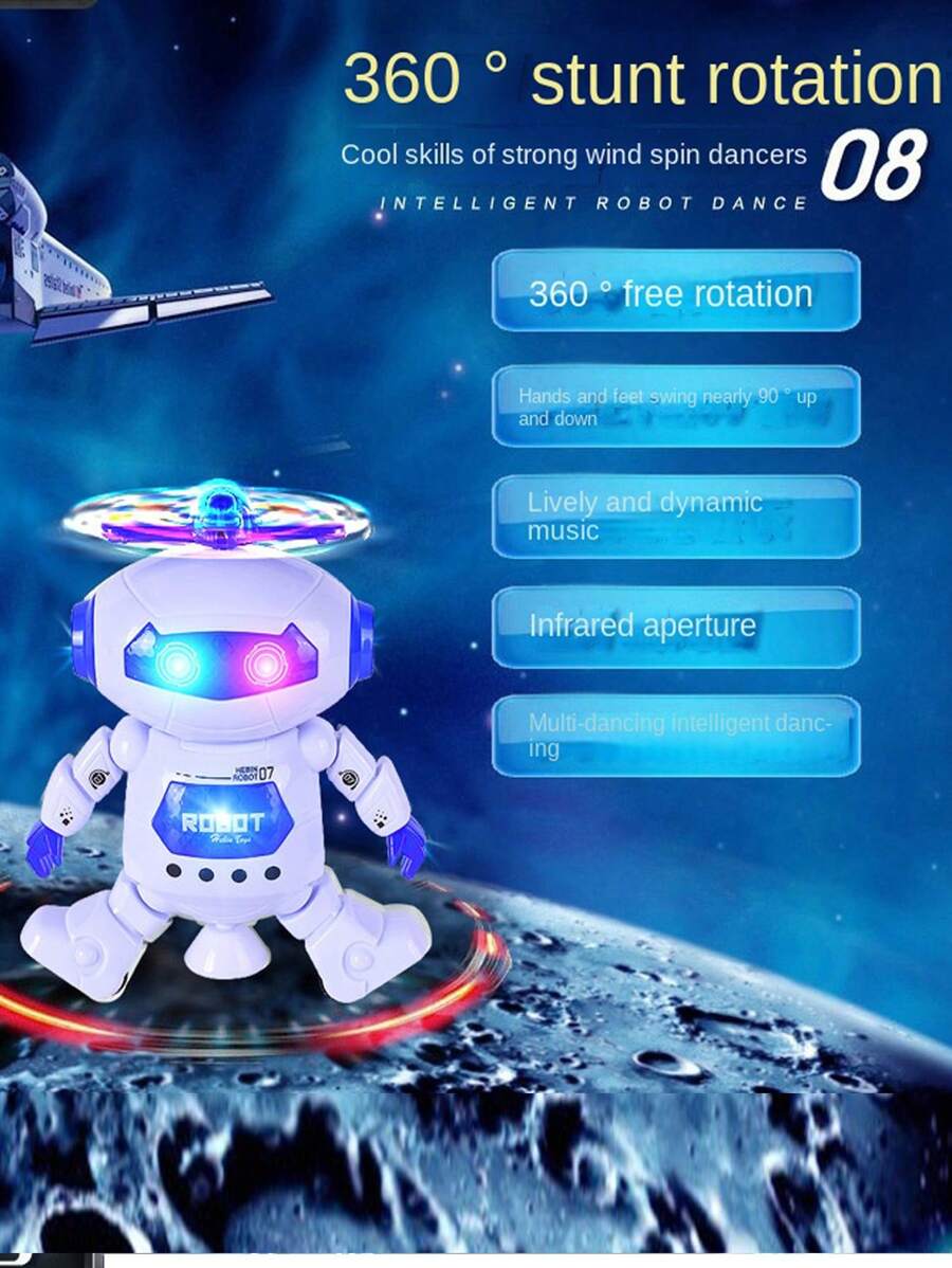 Interesting And Attractive Music Robot Toy Powered By Battery, With ...