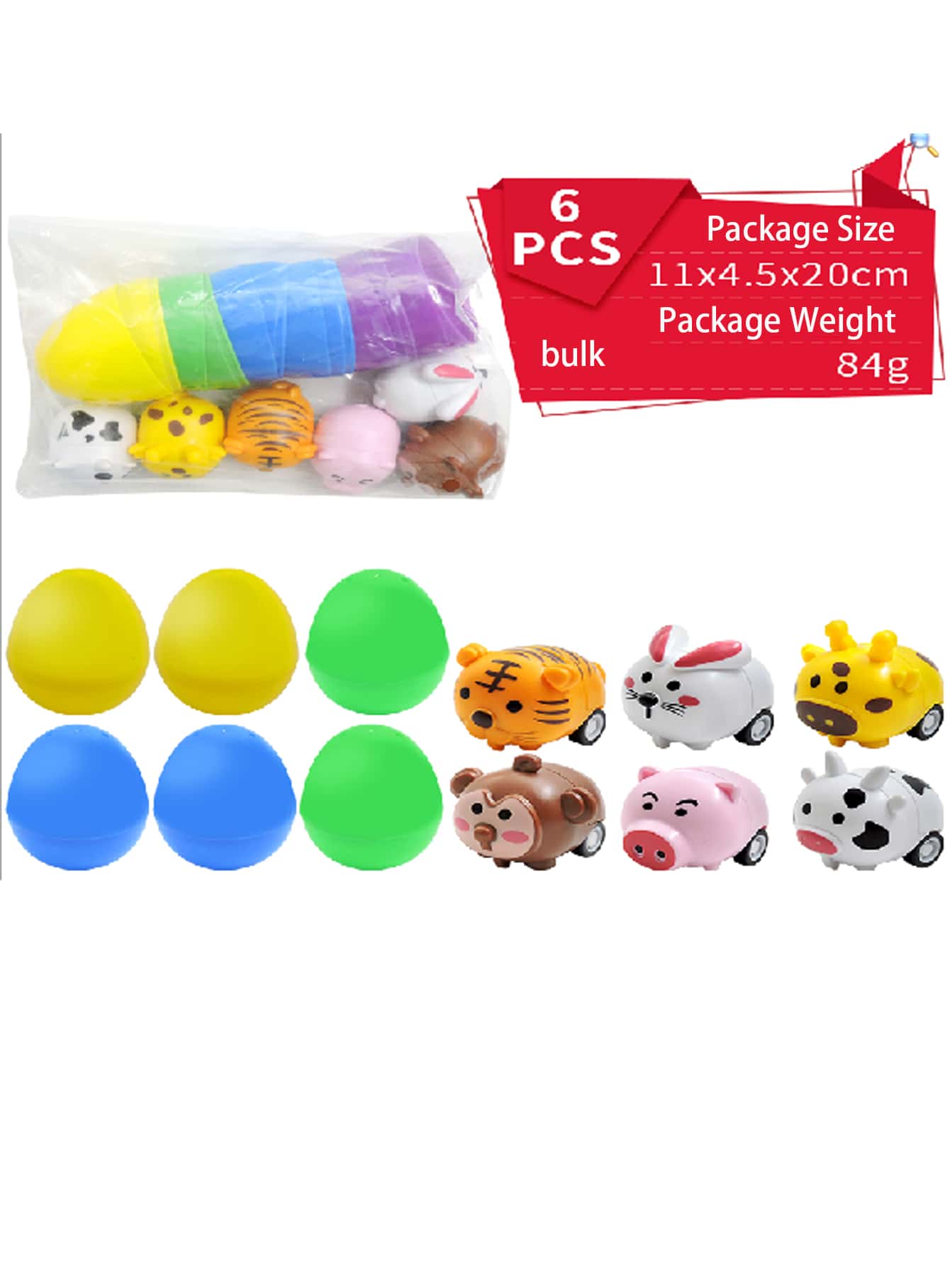 Easter Eggs Prefilled , Set Surprise Eggs For Easter Party Favor, Easter Eggs Hunt Fillers ...