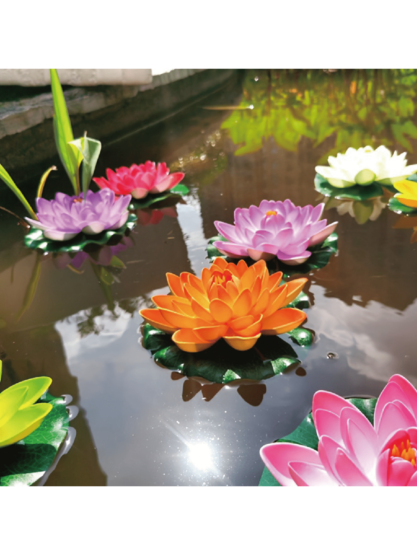1pc Artificial Lotus 11 Inch Lotus Leaf Water Lily Fake Lotus Dance ...