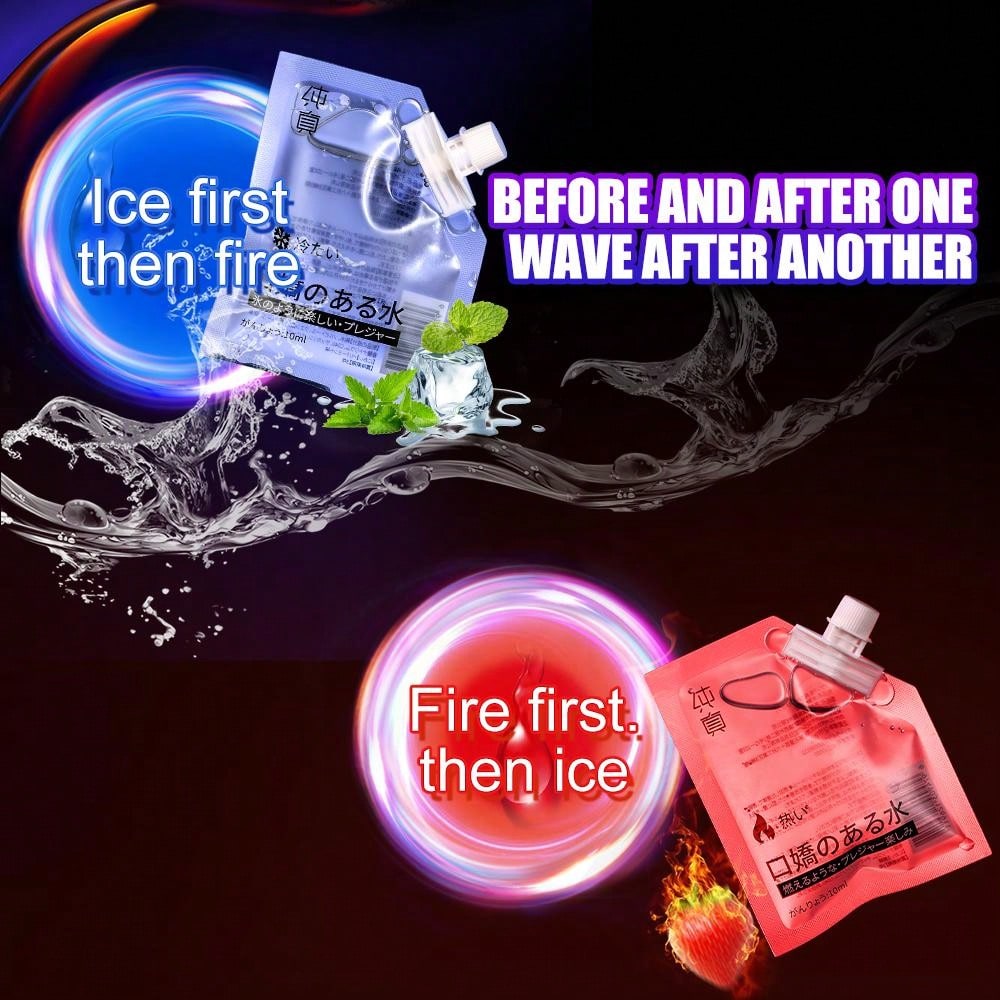 1 Packs Of Ice And Fire Lubricating Oil Sexual Couple Body Lubricant ...