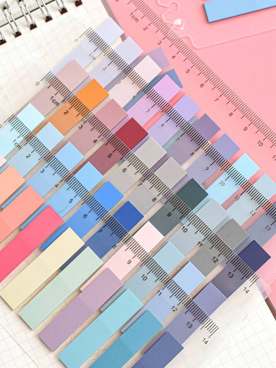 1200 Sheets Of 6 Types Of Pet Sticky Notes, Simple Colors, Student ...