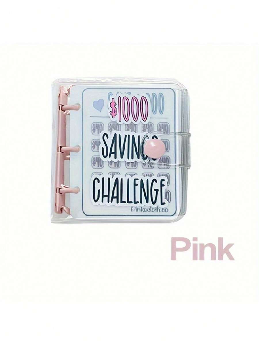 Mini Blue Budget Binder With Cash Envelopes, 1000$ Savings Challenge ...